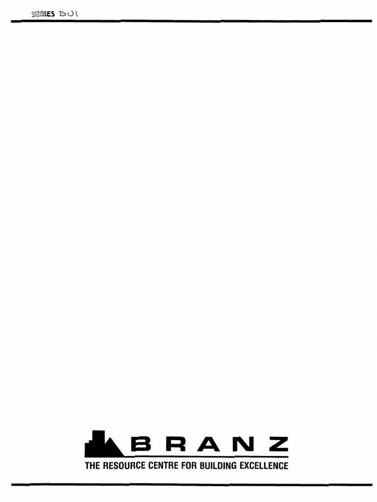 BRANZ No. 30-1990 | PDF | Framing (Construction) | Strength Of Materials