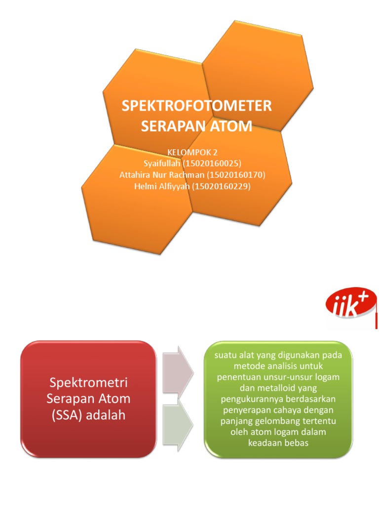 Spektrofotometer Serapan Atom (SSA) & Spektrofotometer Emisi Atom (SEA ...