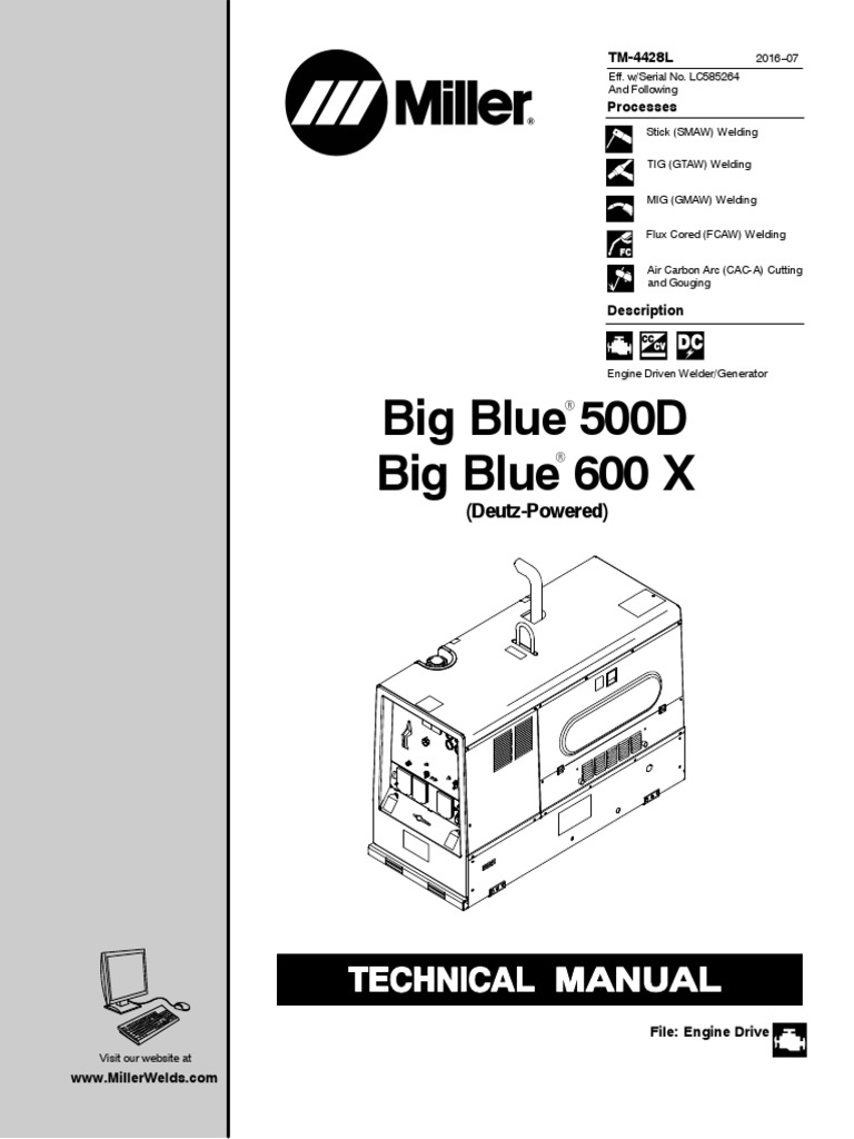 Big Blue Manual | PDF | Welding | Construction