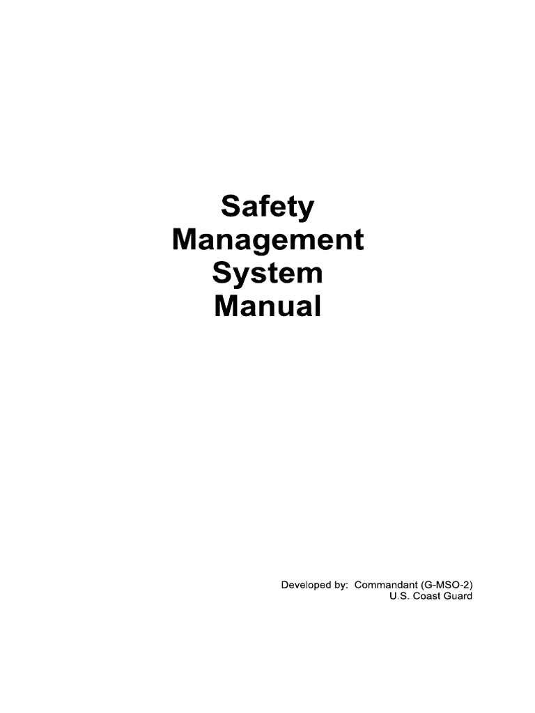 Safety Management System Manual | PDF