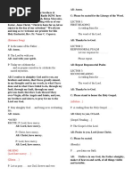 Guide For Commentator and Lector | PDF | Mass (Liturgy) | Jesus