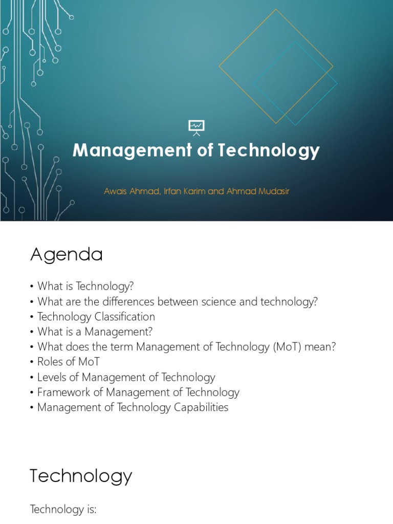 Understanding Management of Technology | PDF | Strategic Management ...