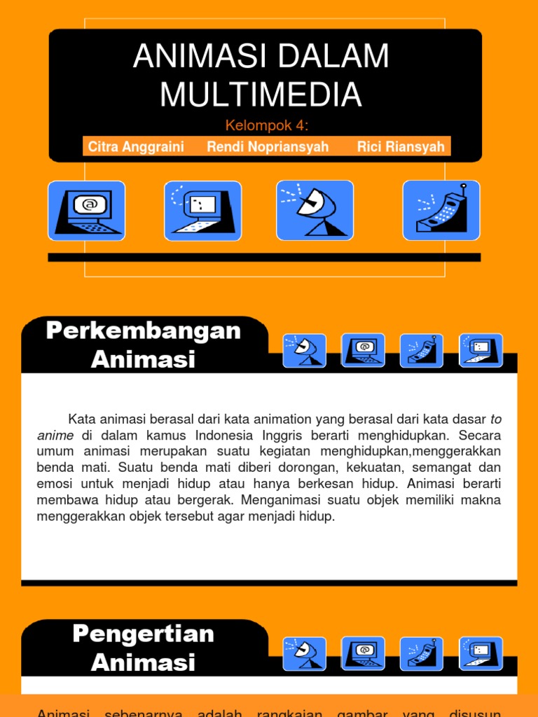 Animasi Dalam Multimedia | PDF