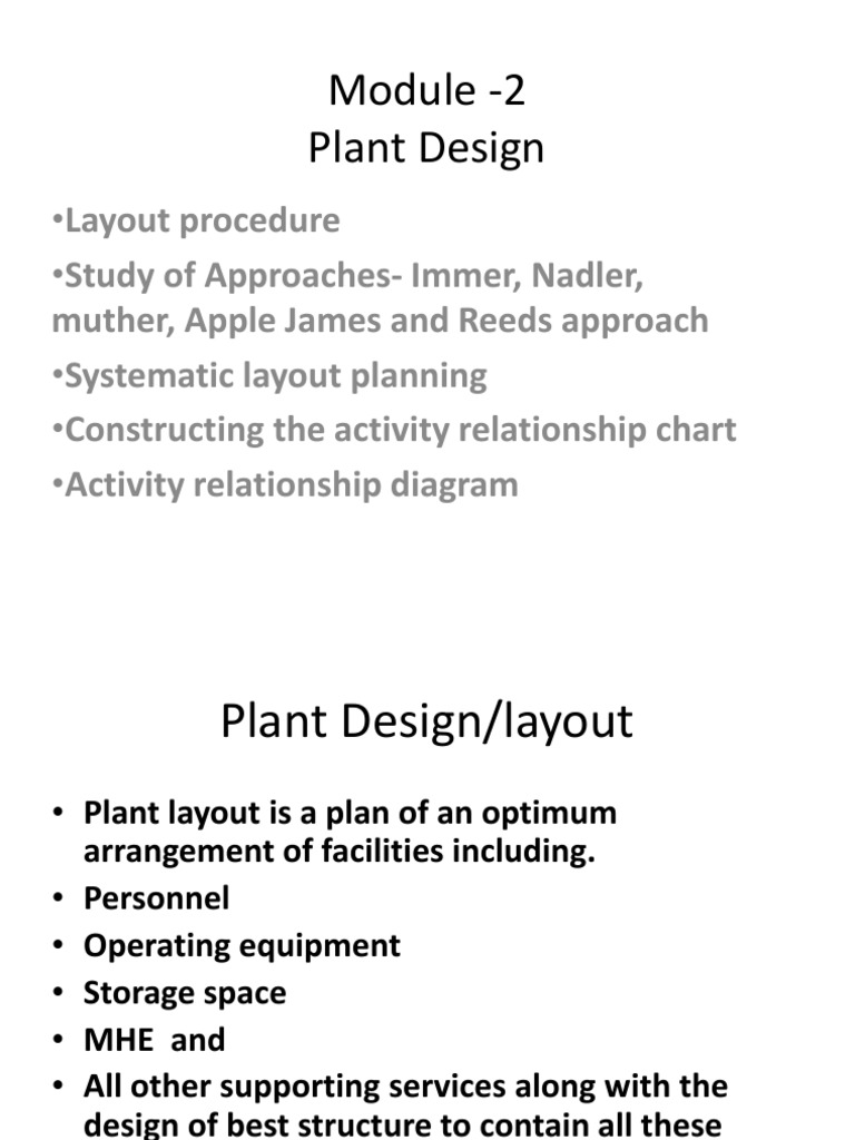 Plant Design | PDF | Business