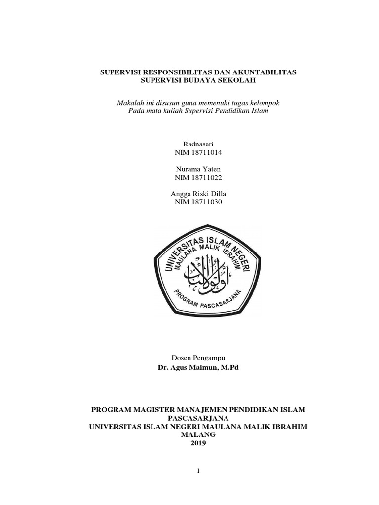 Supervisi Pendidikan Islam | PDF