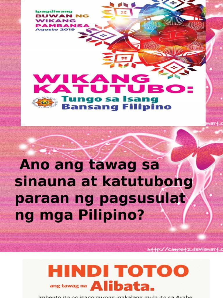 Dagdag Kaalaman Sa Filipino | PDF