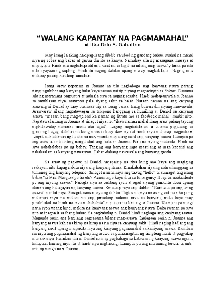 Filipino 13 Maikling Kwento | PDF