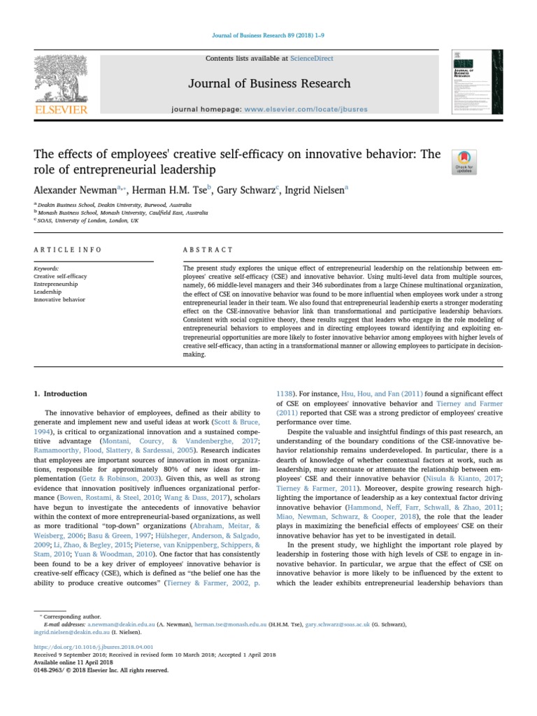 Alexander Newman PDF | PDF | Leadership | Entrepreneurship