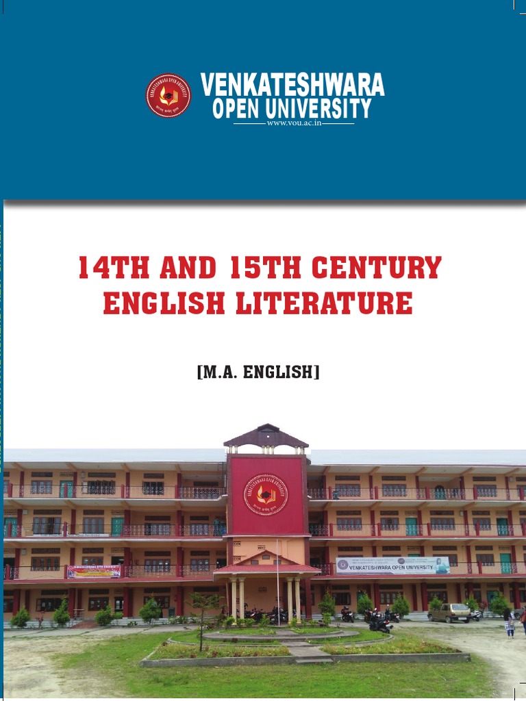 MA English - 14th and 15th Century English Literature | PDF | Monastery