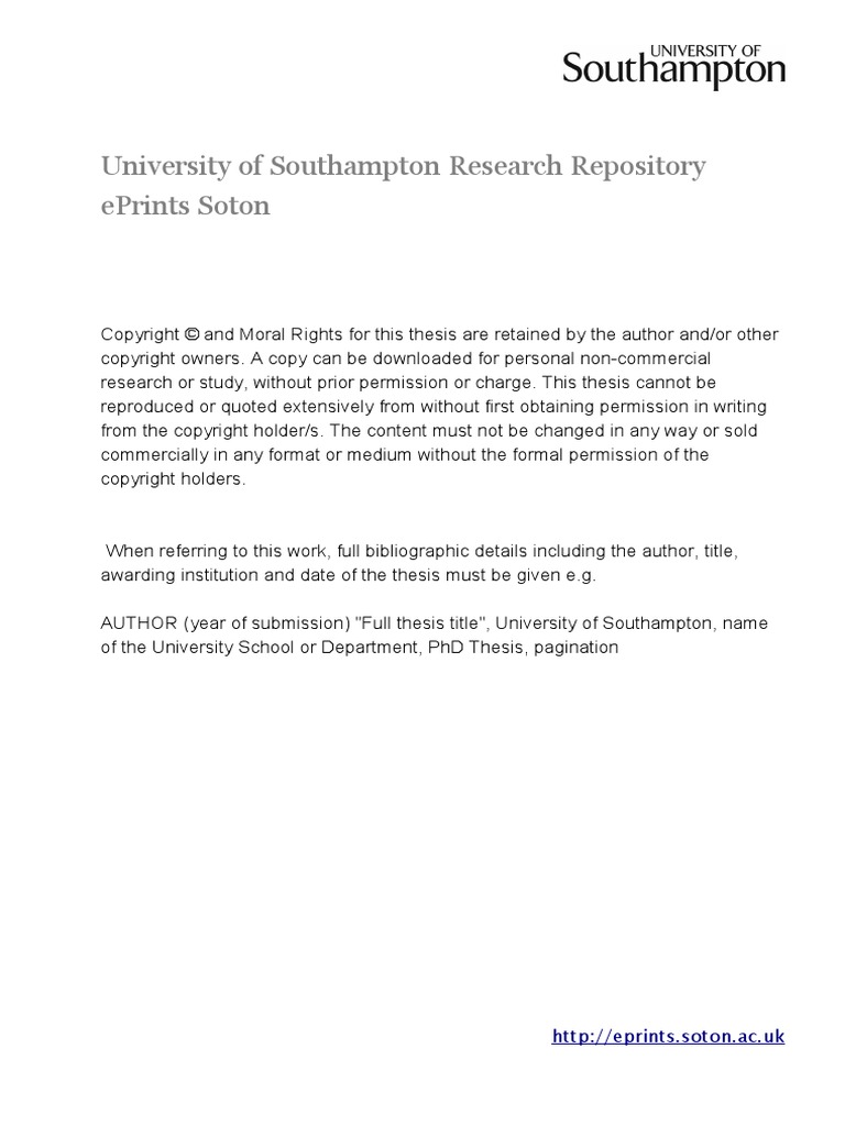 Kirsty Ward EdD Thesis 2010 PDF | Download Free PDF | Preschool ...