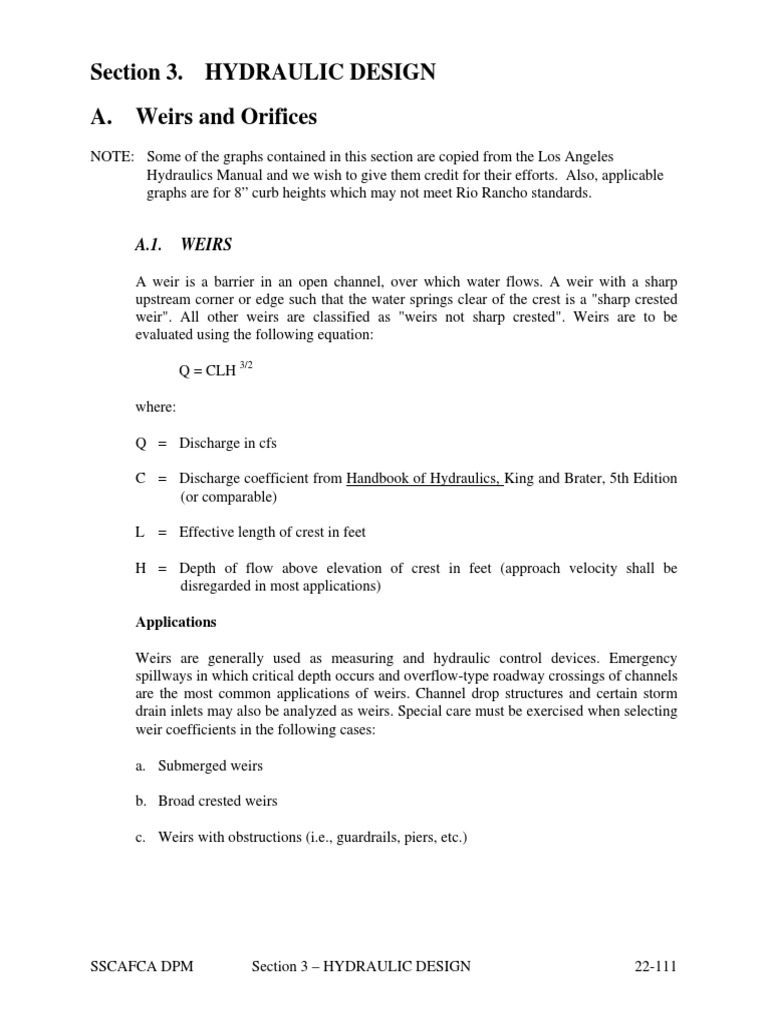DPM Section3 HydraulicDesign PDF | PDF | Storm Drain | Pipe (Fluid ...