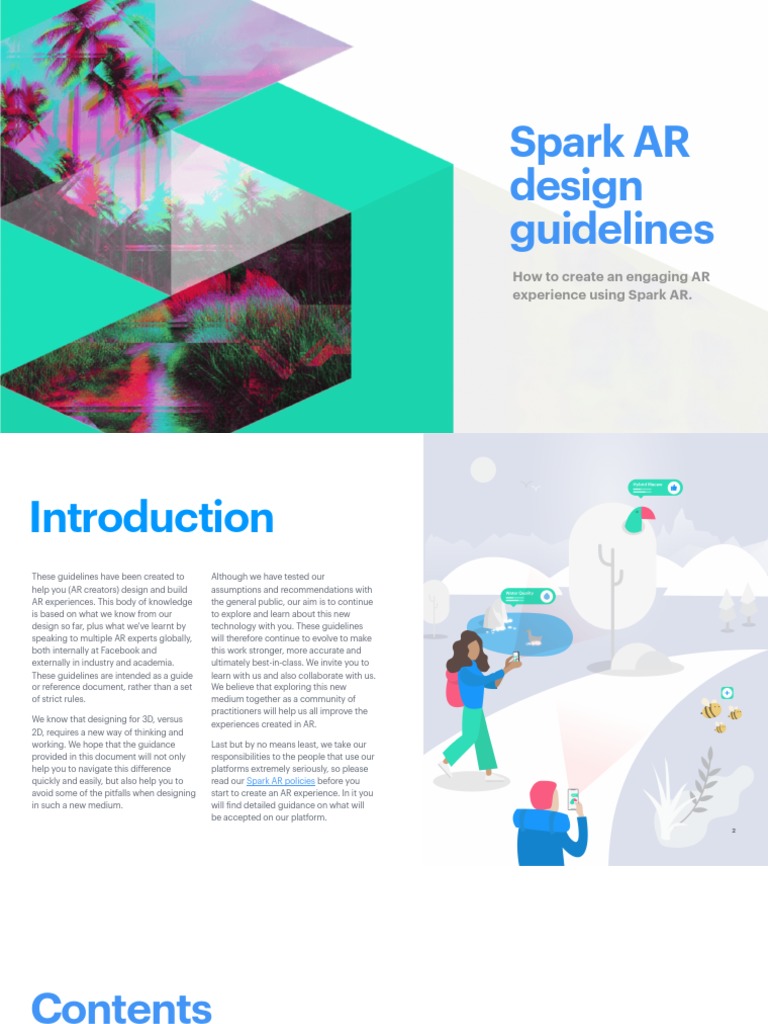SparkAR Design Guidelines Final | PDF | User Interface | Rotation
