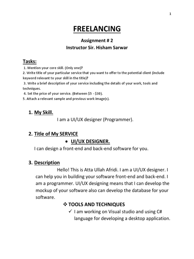 Freelancing | PDF | Computer Programming | Software