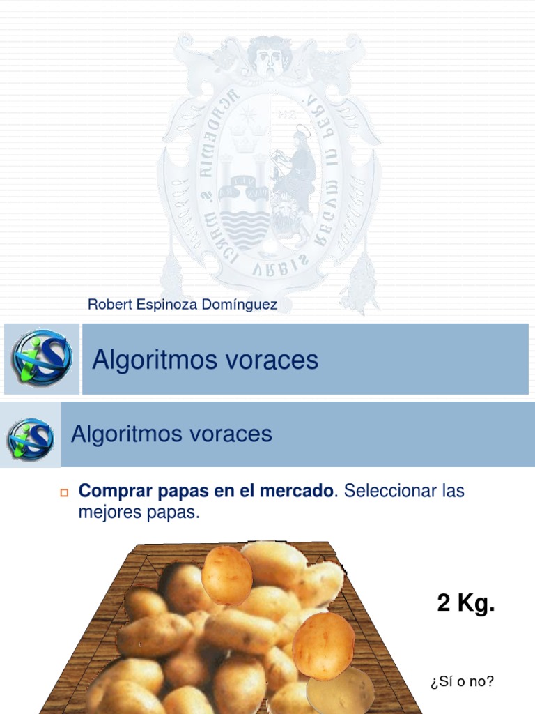 Sesión 07 - Algoritmos Voraces | PDF | Función (Matemáticas) | Algoritmos