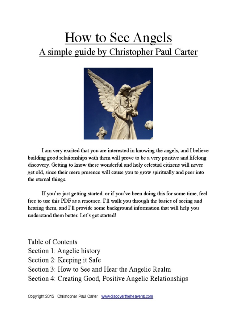 How To See Angels | PDF | Angel | Virtue