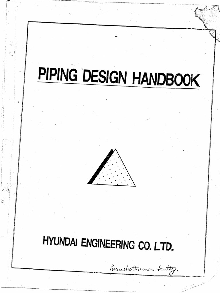 Piping Design Data Book-Hyundai PDF | PDF | Pipe (Fluid Conveyance ...