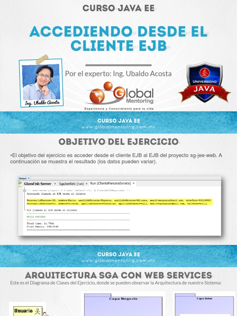 CJEE B Ejercicio 03 SeguridadJavaEE ClienteEJB | PDF | Enterprise Java ...