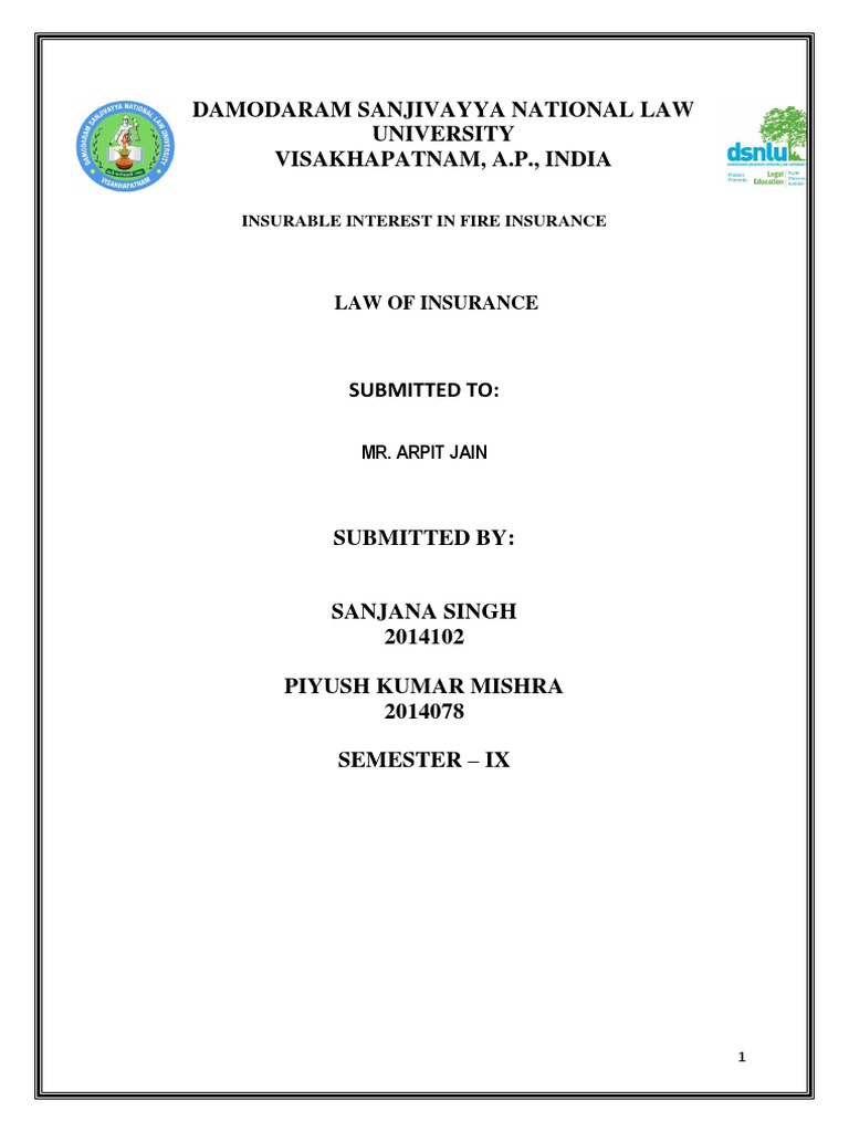 Insurance Project | PDF | Mortgage Law | Lease