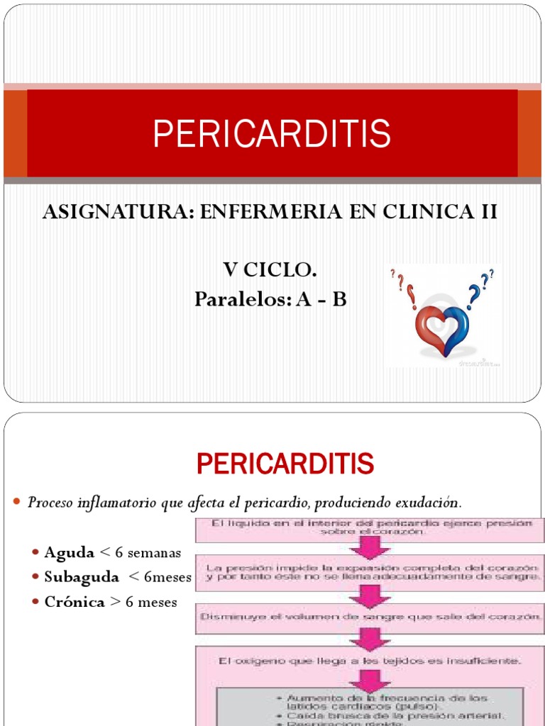 Pericarditis | PDF | Epidemiología | Especialidades Medicas