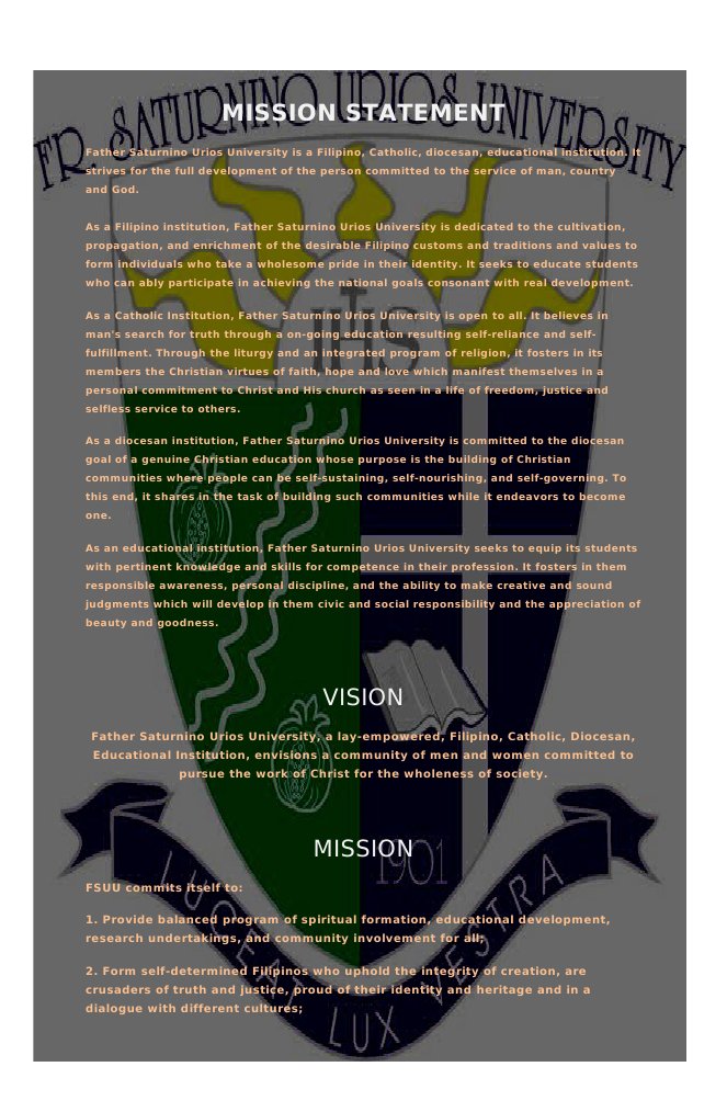 Mission Statement | PDF | Catholic Church