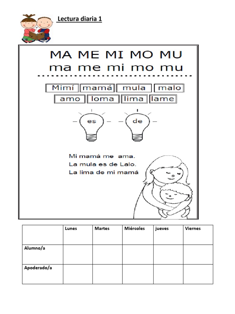 Lecturas Diarias 1 Basico | PDF