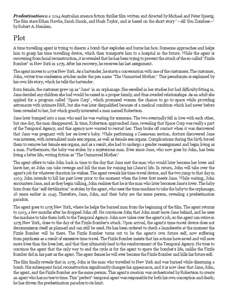 Circular Plot Sample Story PDF
