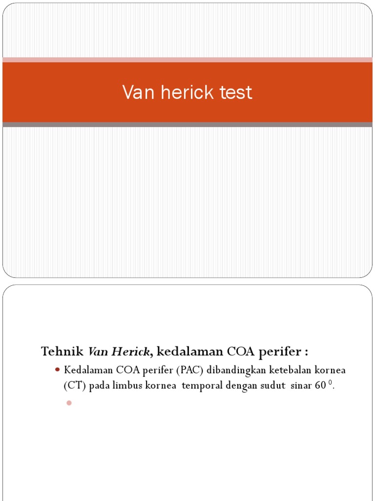 Van Herick | PDF | Sains & Matematika