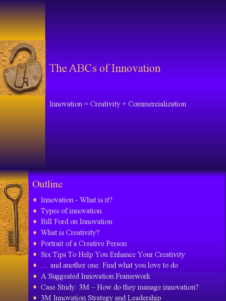 The Abcs of Innovation | Download Free PDF | Creativity | Innovation