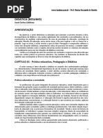 DIDATICA Libaneo | PDF | Método de ensino | Pedagogia