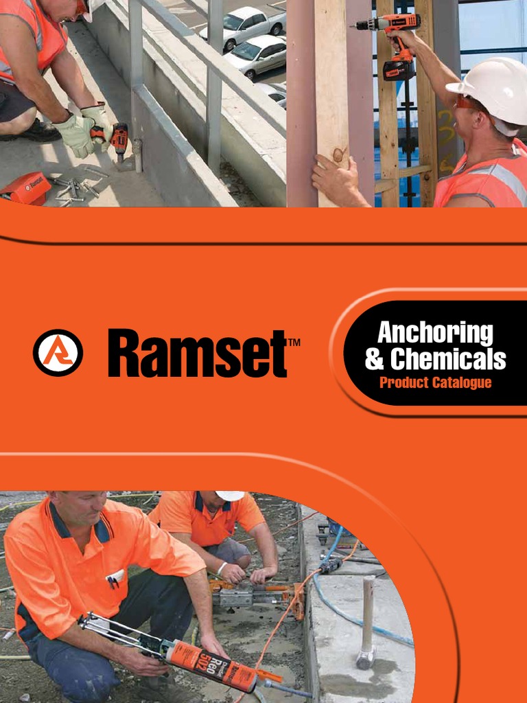 Ramset Anchoring Chemicals Catalogue | PDF | Drill | Screw