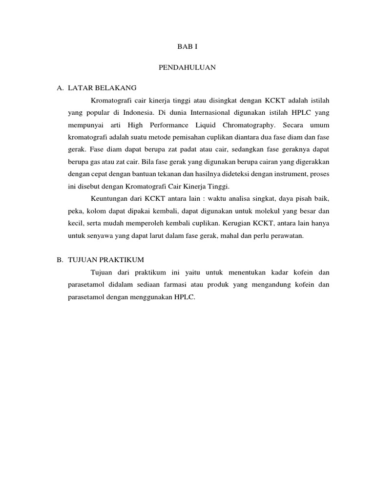Laprak Instru HPLC | PDF