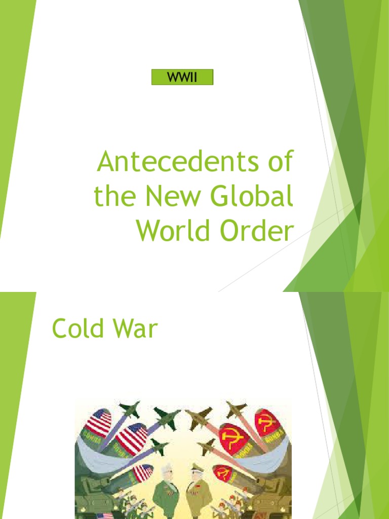 3.0 Antecedents of The New Global World Order | PDF | Warsaw Pact ...