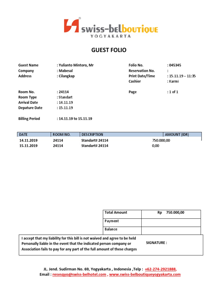 Jogja Swissbell | PDF | Invoice | Debits And Credits