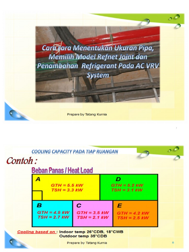 Piping & Refnet Selection VRV4 | PDF | Gases | Phases Of Matter