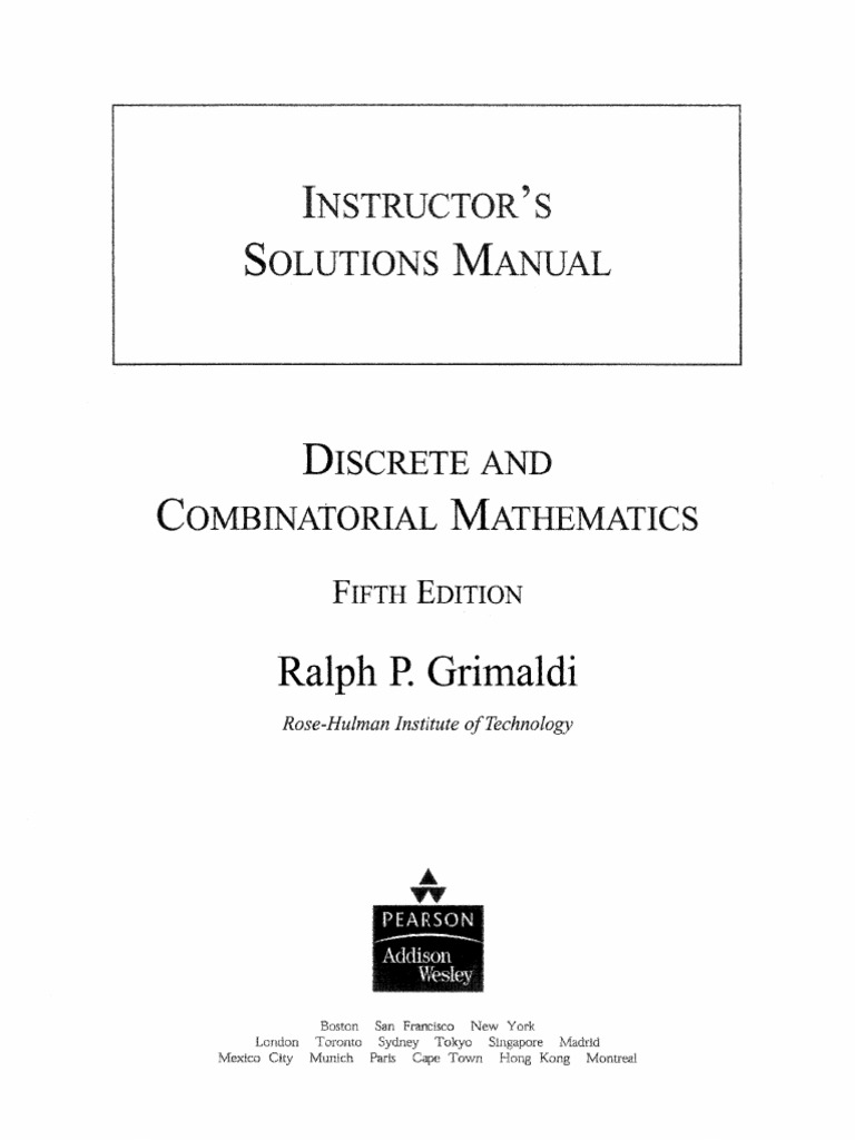 DMS Solution Manual PDF | PDF