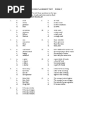 ECL Vocabulary Practice | PDF | Meal