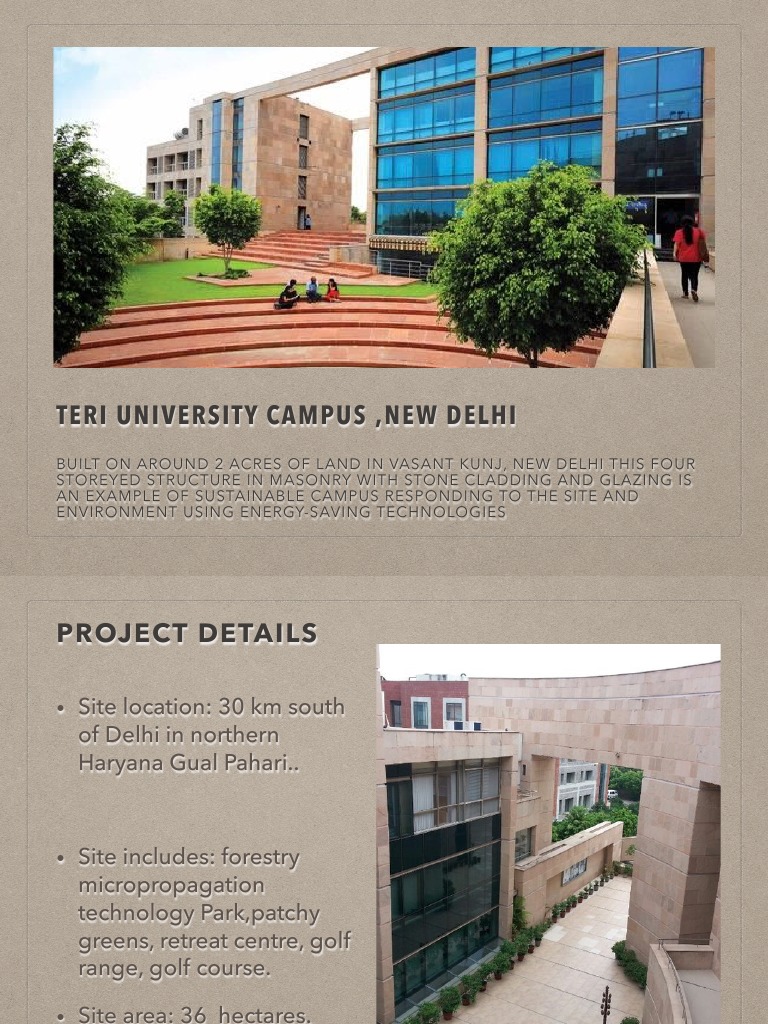 Teri Building Case Study | PDF | Energy Development | Efficient Energy Use