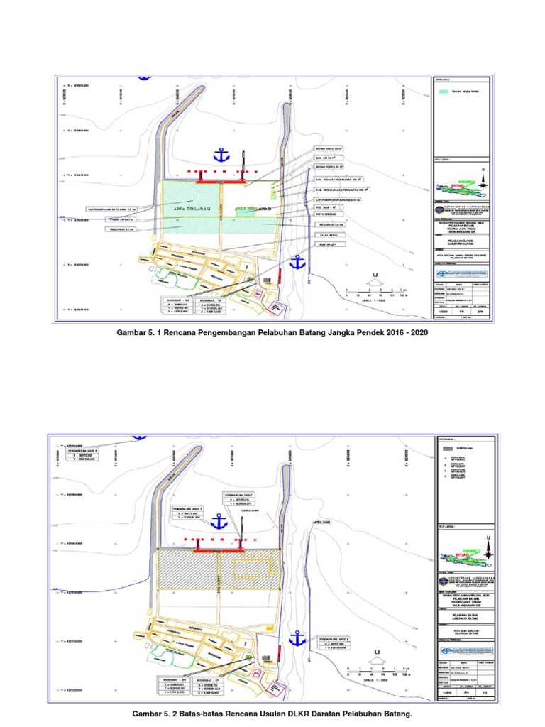 Gambar Layout Pelabuhan Batang | PDF