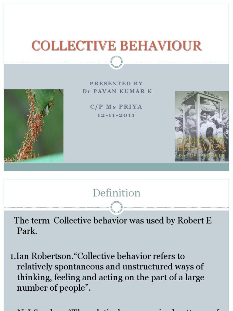 Collective Behaviour | PDF | Public Opinion | Behavior