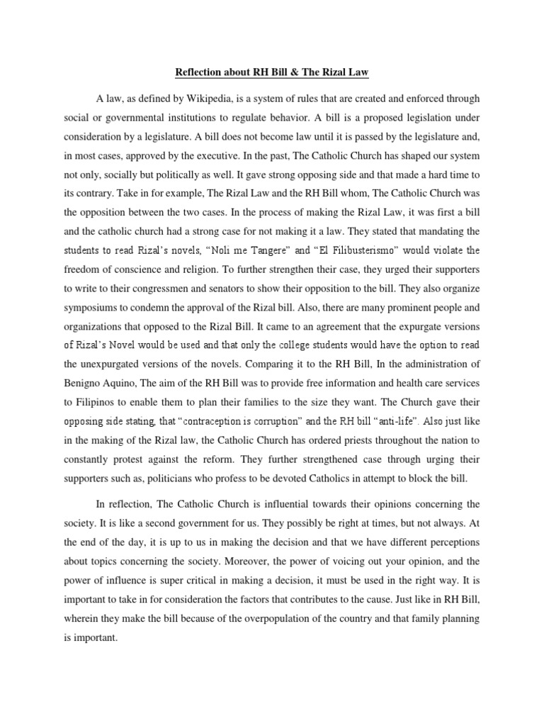 RH Bill | PDF | Social Institutions | Social Science