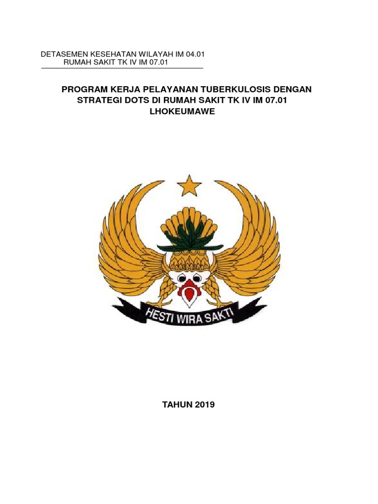 Program Kerja Pelayanan TB Dengan Strategi Dots | PDF