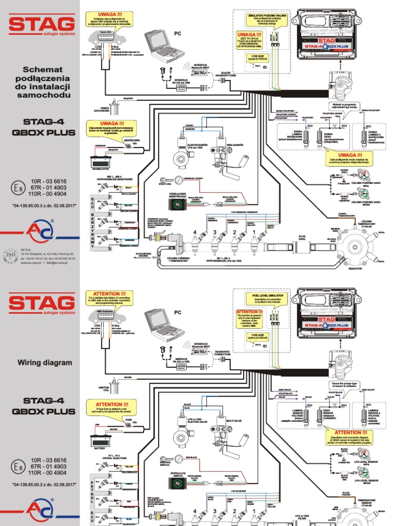 STAG - 4 QBOX PLUS Ckhema Podklyucheniya | PDF
