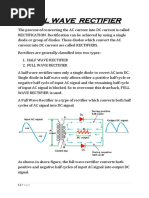Physics Class 12 Full Wave Rectifier Project File | PDF | Rectifier ...