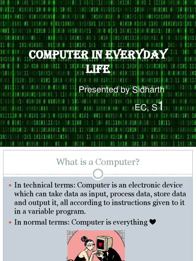 Computer in Everyday Life | PDF