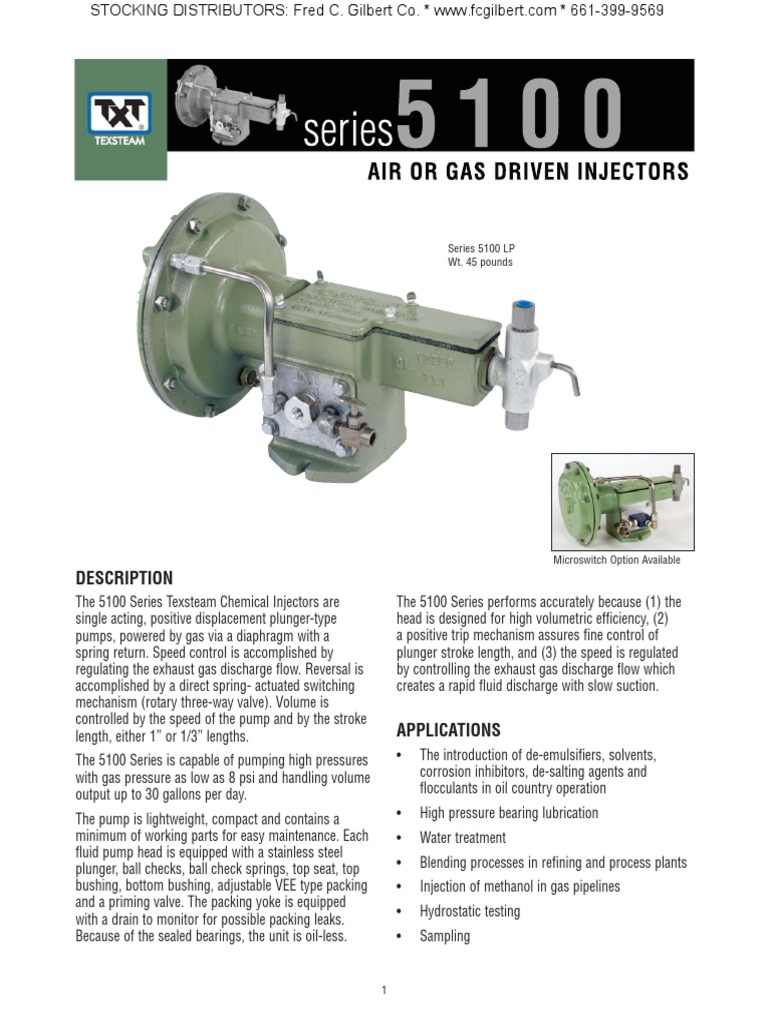 Texsteam Series 5100 | Download Free PDF | Valve | Pump