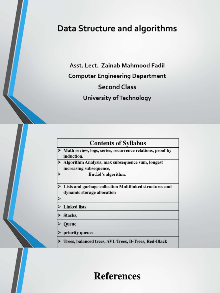 Data Structures And Algorithms Pdf Data Structure Queue Abstract 6169