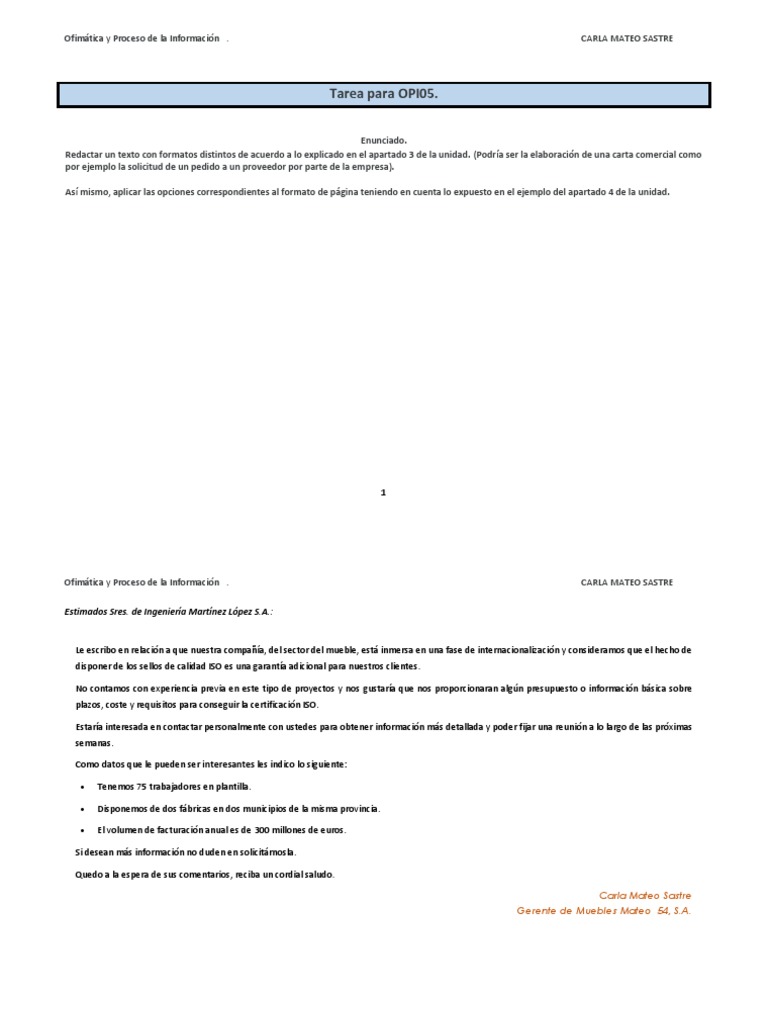 Mateo Sastre Carla OPI05 Tarea | PDF