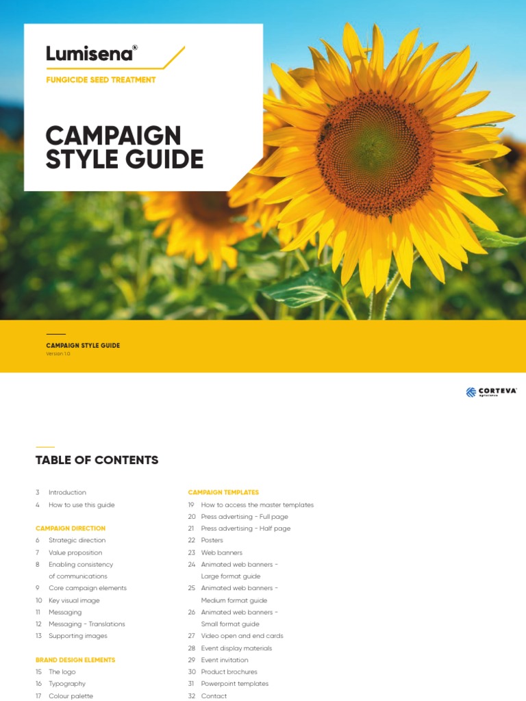 Corteva Lumisena Guidelines LR | PDF | Du Pont | Brand