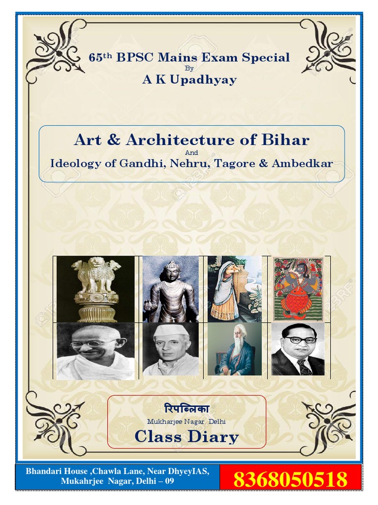BPSC Art & Architecture | PDF | Ashoka | Mahatma Gandhi