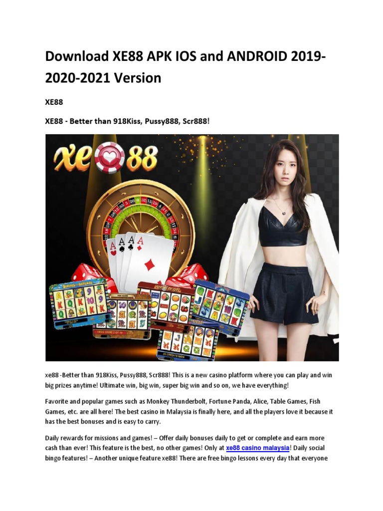 XE88 APK IOS and ANDROID 2019-2020-2021 Version | PDF | Slot Machine ...
